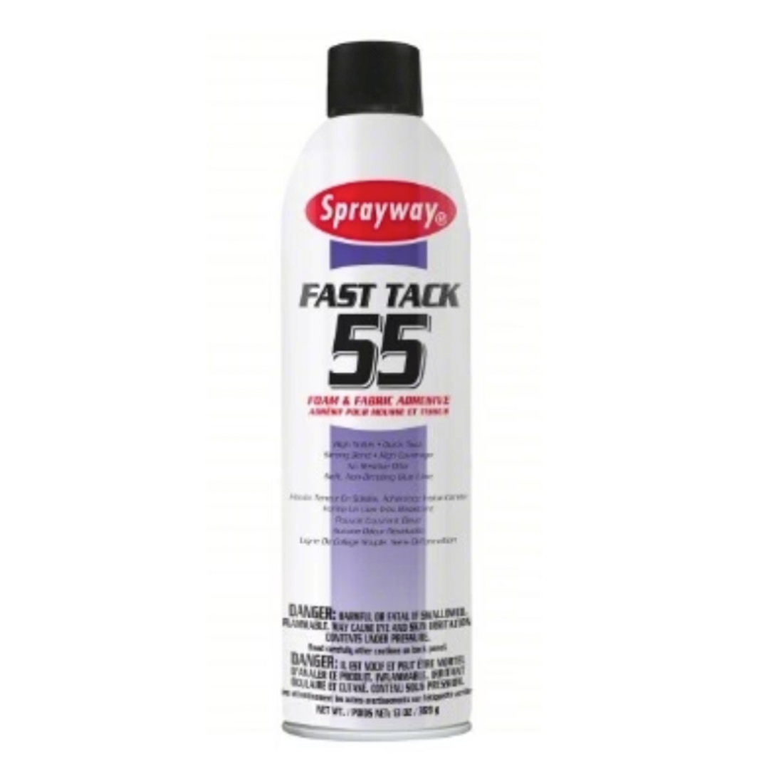 #55 FAST TACK SPRAYWAY FOAM & FABRIC ADHESIVE (13 OZ. NET WT.) – Major Foam